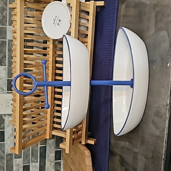 Kitchen | New Small 2 Tier Ceramic Boat Candy Dish | Poshmark